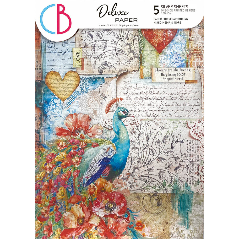Majestic Dream A4 Deluxe Paper Gold (5pcs) (CBD018) - Craftlines B.V.