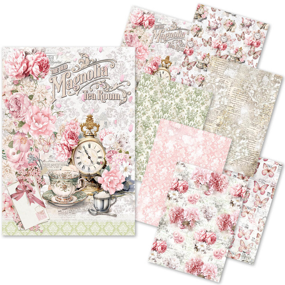 Timeless Moments A5 Rice Paper Mixed (8pcs) (CBRS005) - Craftlines B.V.