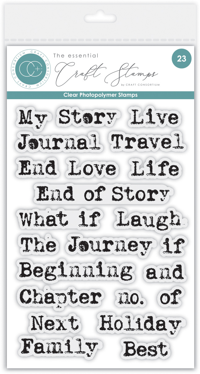 Clear Stamps Journal Sentiments (CCESTMP002) - Craftlines B.V.