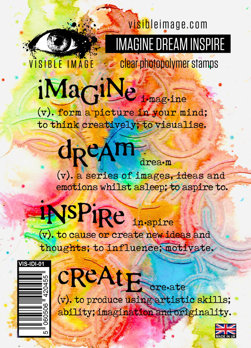 Imagine Dream Inspire A6 Stamp Set (VIS-IDI-01) - Craftlines B.V.