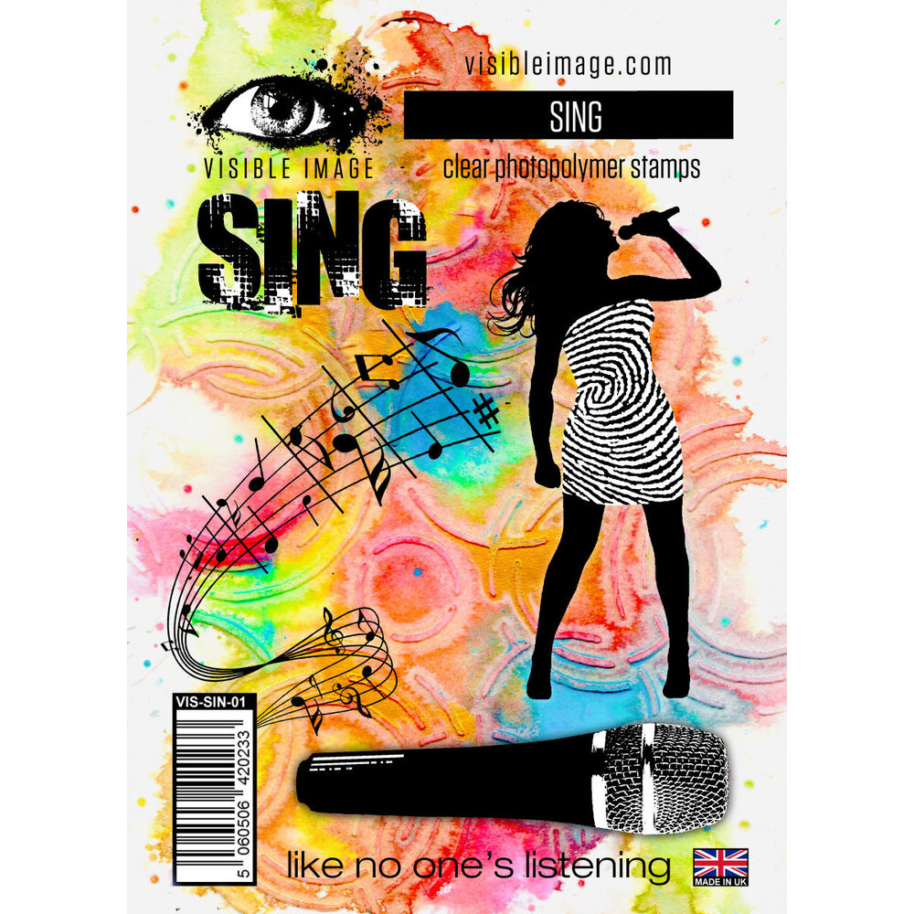 Sing A6 Stamp Set (VIS-SIN-01) - Craftlines B.V.
