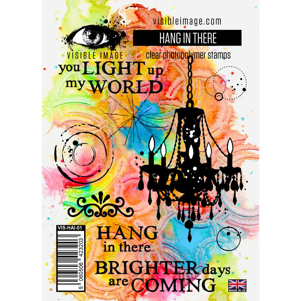 Hang in There A6 Stamp Set (VIS-HAI-01) - Craftlines B.V.