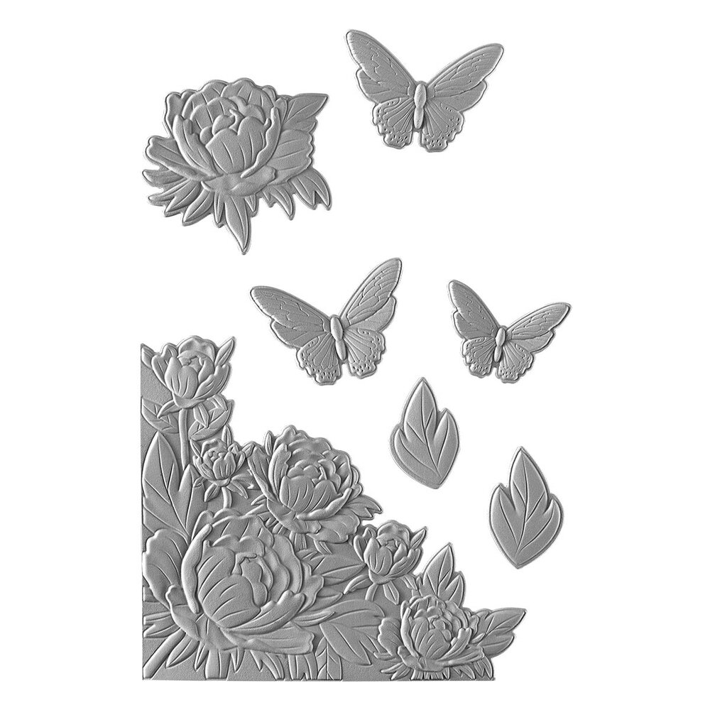 Blooming Butterflies 3D Emboss & Cut Folder (E3D-126) - Craftlines B.V.