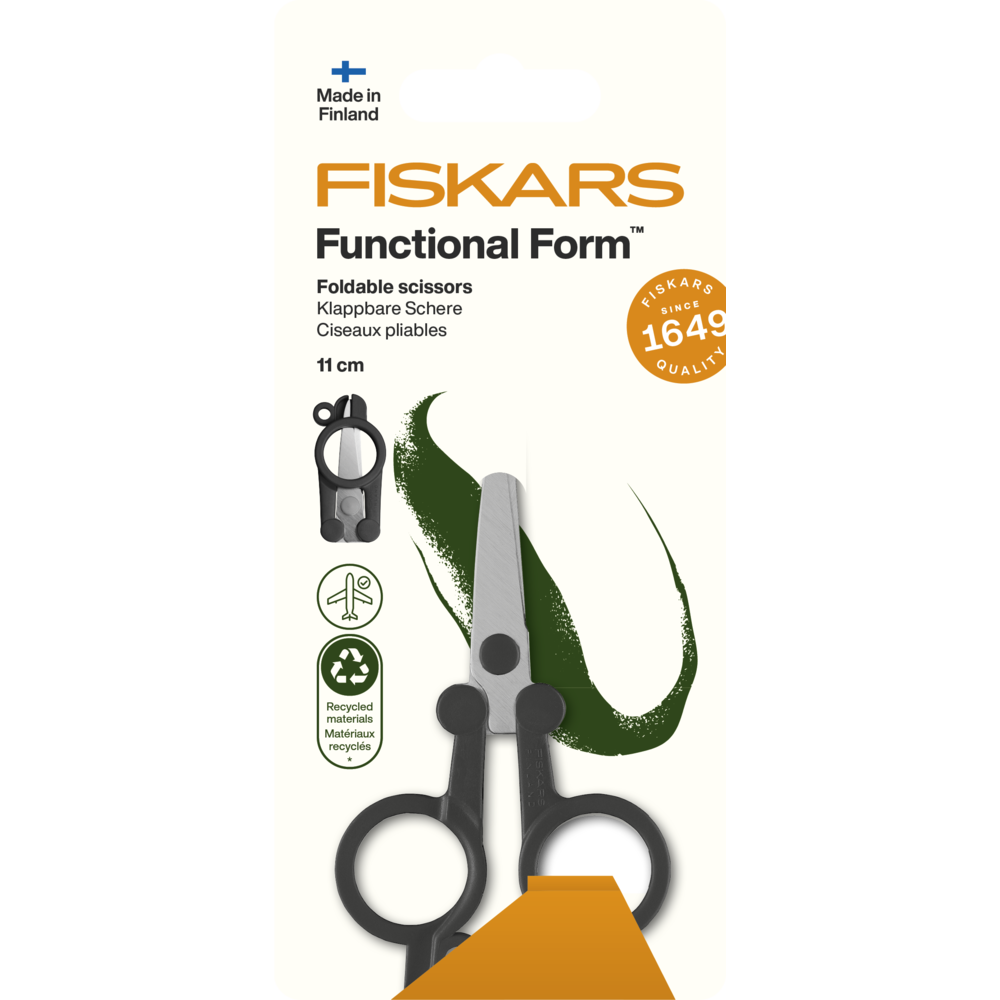 Scissors ReNew Foldable 11cm Functional Form (1075352) - Craftlines B.V.