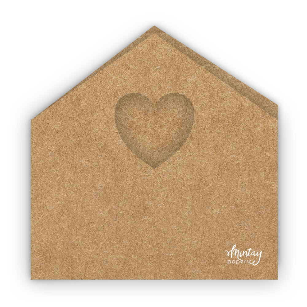 Basic House Card Base Kraft (5pcs) (MT-BASIC-C20) - Craftlines B.V.