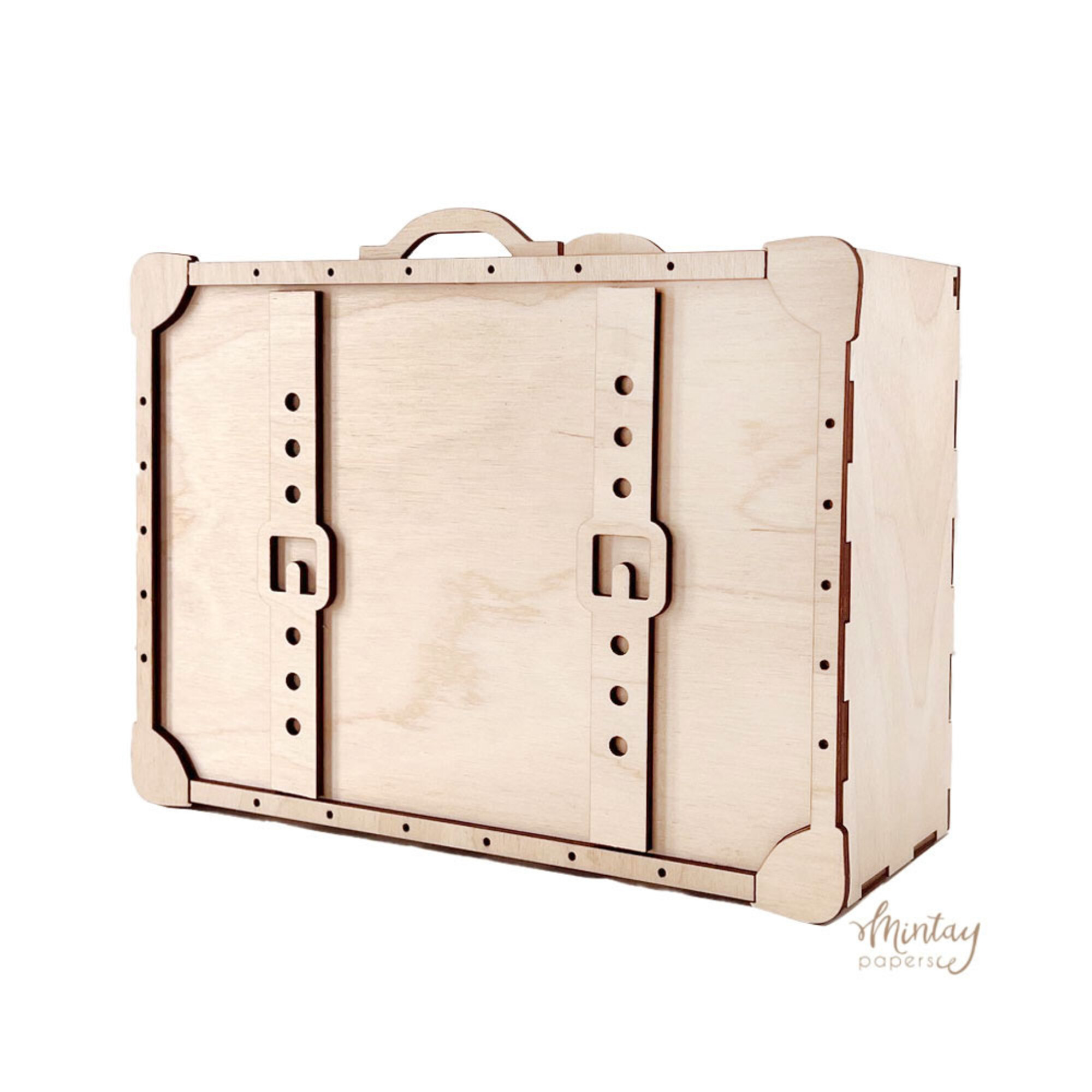Woodies Decor Suitcase Box (MT-WD3-10) - Craftlines B.V.