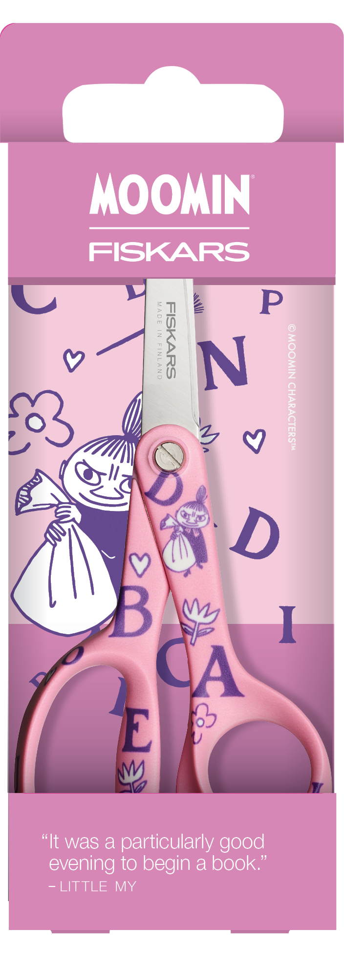 Scissors Fiskars X Moomin Kids 13cm ABC feat. Little My (1071496 ...