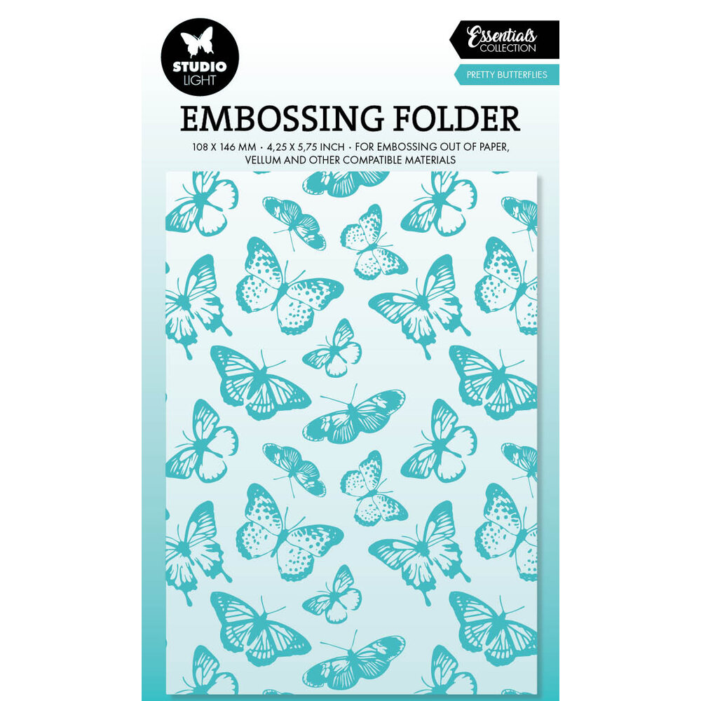 Pretty Butterflies Essentials Embossing Folders (SL-ES-EMB26 ...