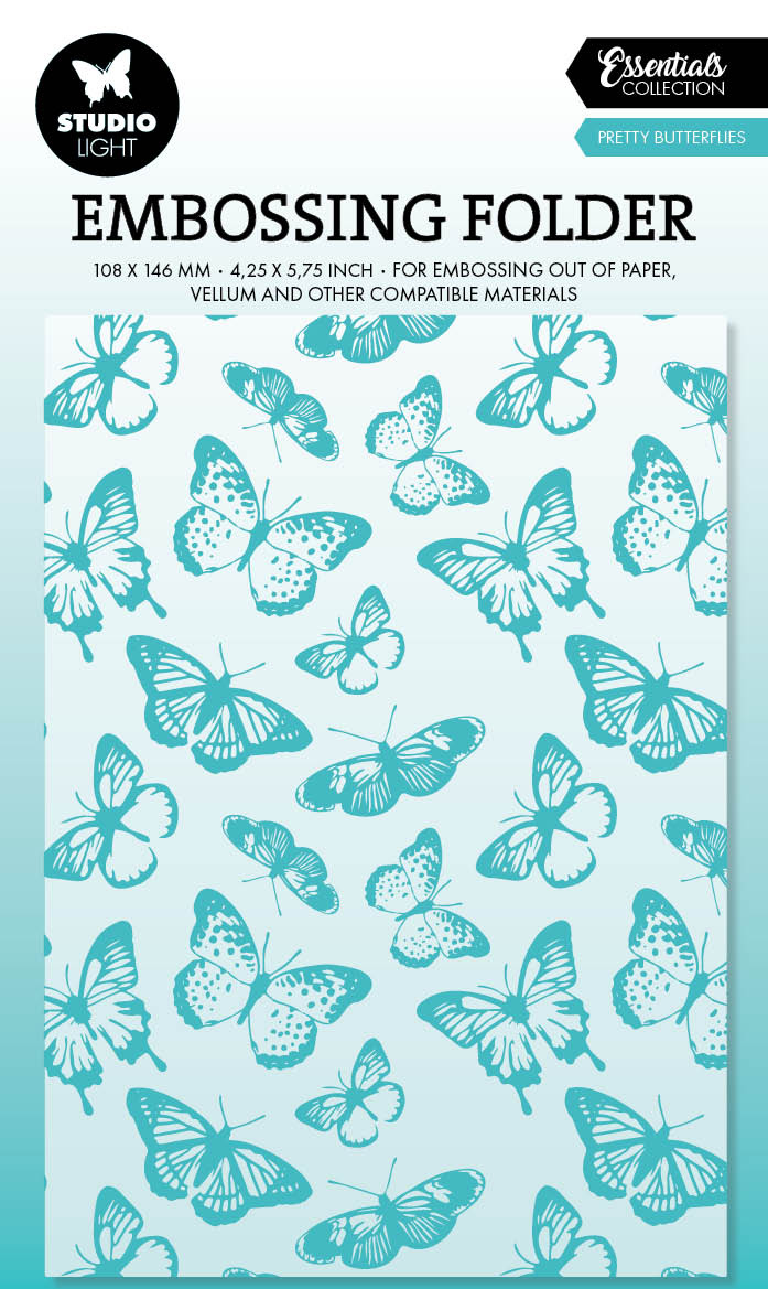 Pretty Butterflies Essentials Embossing Folders (SL-ES-EMB26 ...