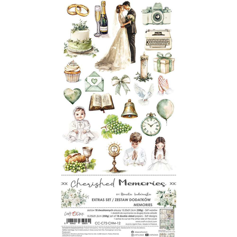 Cherished Memories Extras Set Memories (CC-C72-CHM-12) - Craftlines B.V.