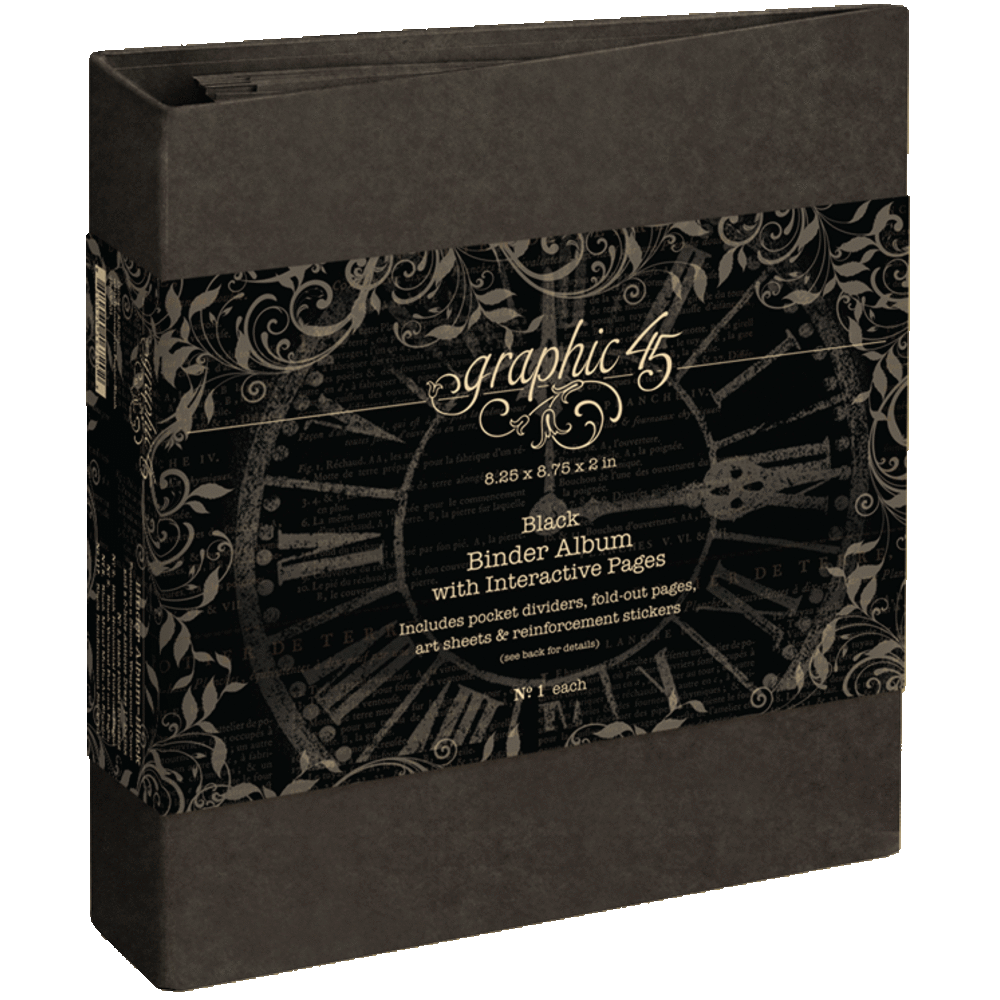 Binder Album with Interactive Pages Black (4503001) - Craftlines B.V.