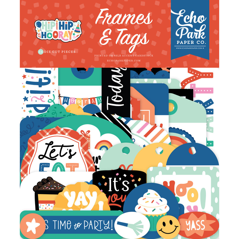 Hip Hip Hooray Frames & Tags (HHH409025) - Craftlines B.V.