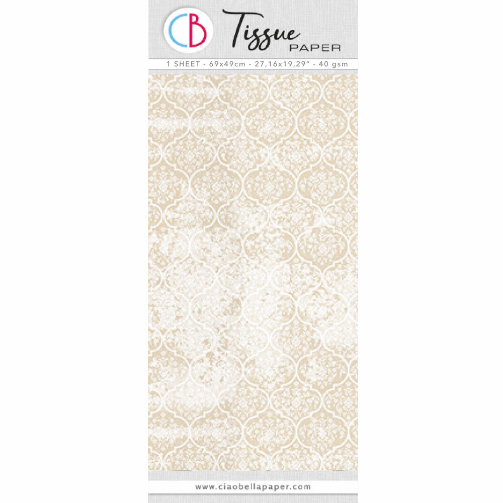 Tissue Paper 69x49cm Classic Chic (HT024) - Craftlines B.V.