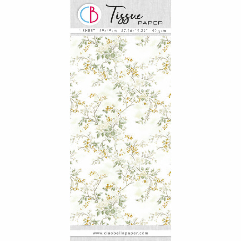 Tissue Paper 69x49cm Pure Elegance (HT009) - Craftlines B.V.