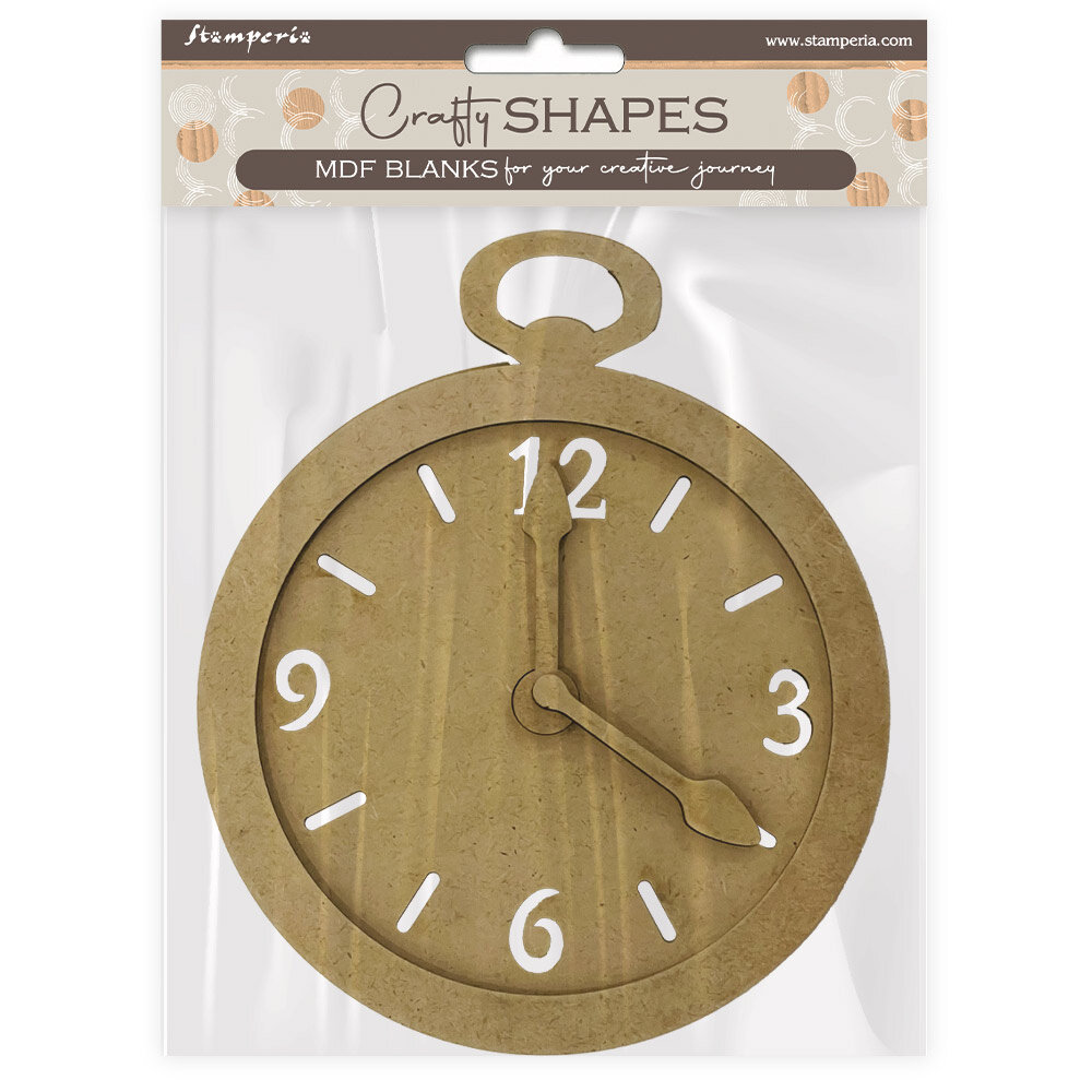 Master of Magic MDF Crafty Shapes Blanks Clock (KLSM38) - Craftlines B.V.