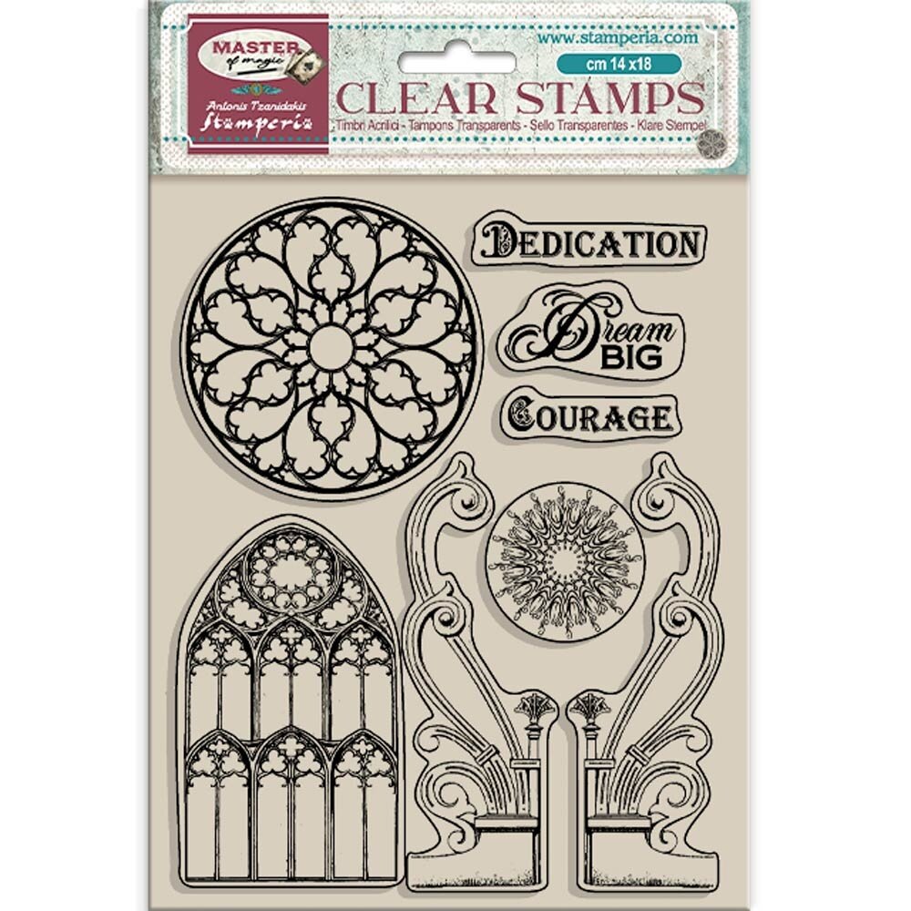 Master of Magic Clear Stamps Gothic Elements (WTK215) - Craftlines B.V.