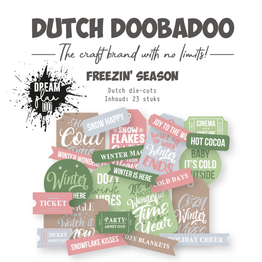 Dream Plan Do Freezin' Season Dutch Die-cuts (23pcs) (474.007.055 ...