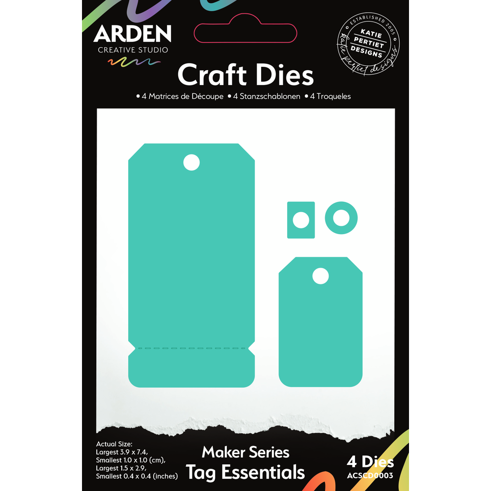 Maker Series Craft Dies - Tag Essentials (4pcs) (ACSCD0003 ...