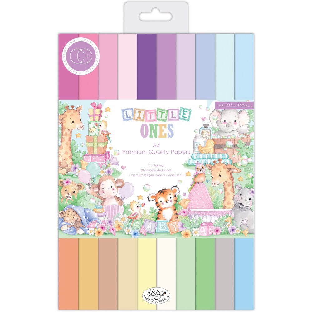 Little Ones A4 Premium Paper Pad (CCPPAD047C) - Craftlines B.V.