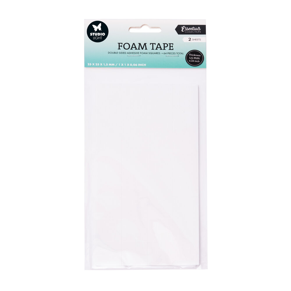 Foam Tape Double-sided Squares 25x25mm (2 sheets) (SL-ES-FOAMT08 ...