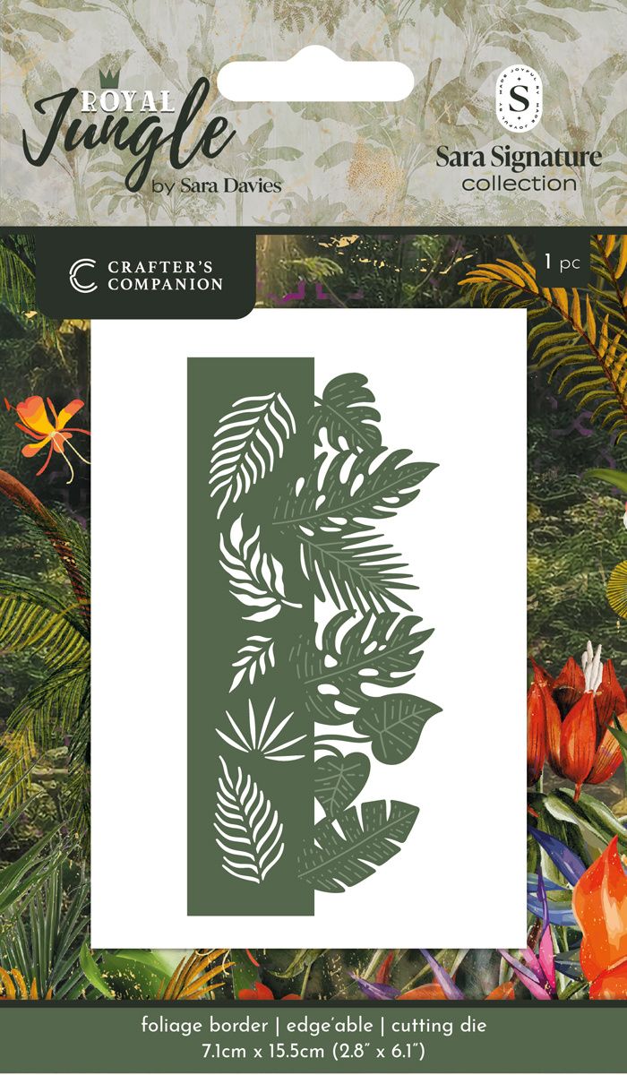 Royal Jungle Metal Die Edge’eable Foliage Border (S-RJ-MD-EDG-FOBO ...