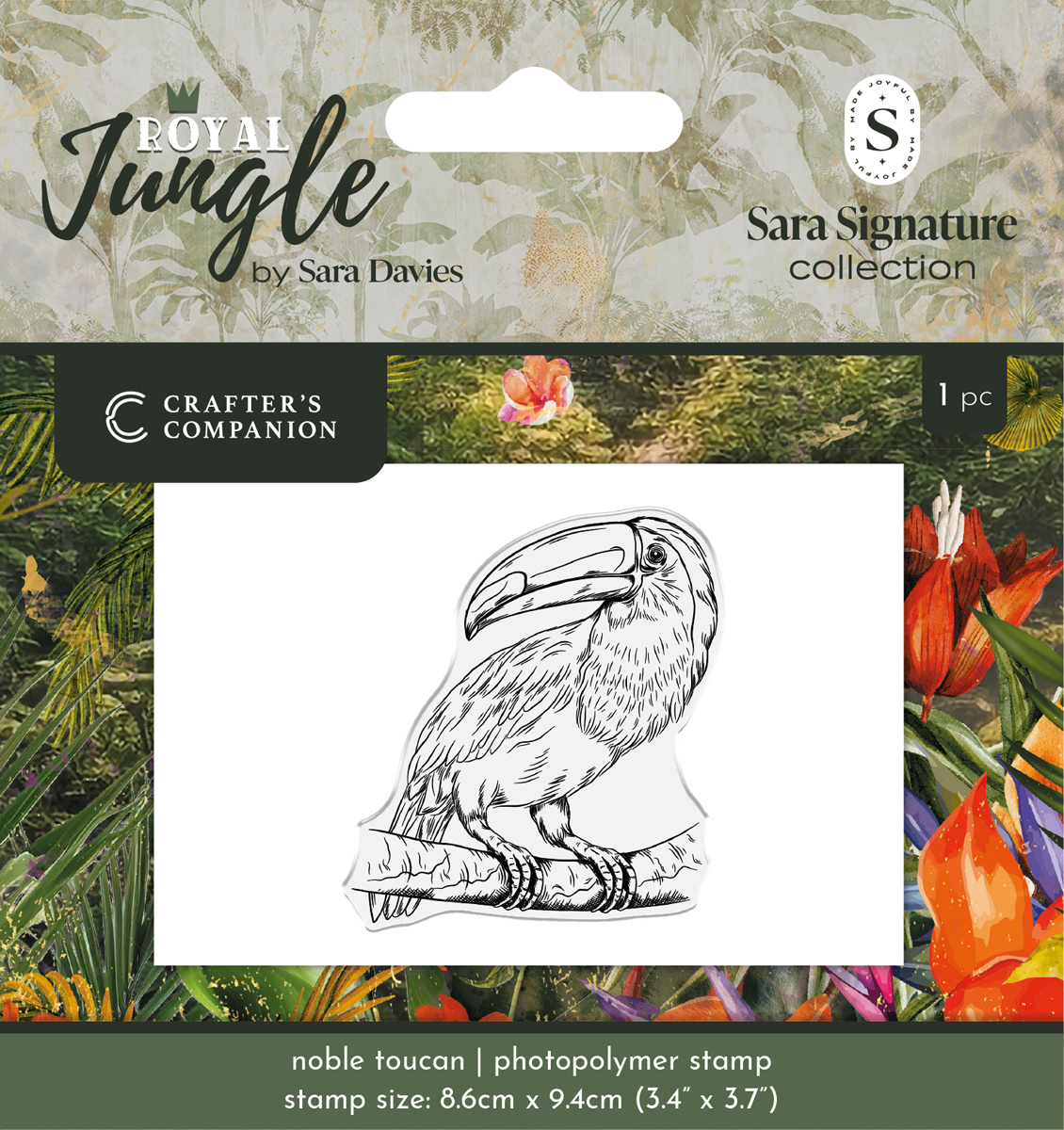 Royal Jungle Photopolymer Stamp Noble Toucan (S-RJ-STP-NOTO ...