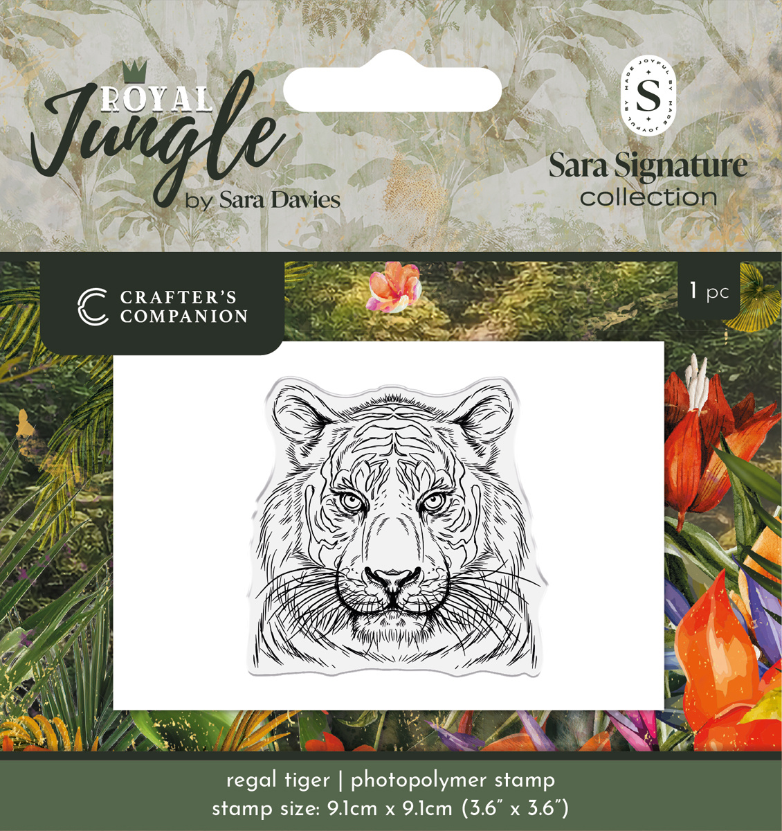 Royal Jungle Photopolymer Stamp Regal Tiger (S-RJ-STP-RETI ...