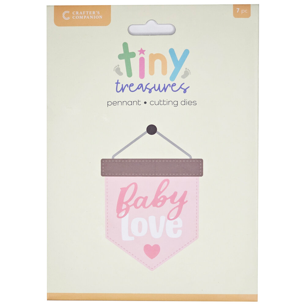 Tiny Treasures Collection Metal Die Pennant (CC-TT-MD-PEN) - Craftlines ...
