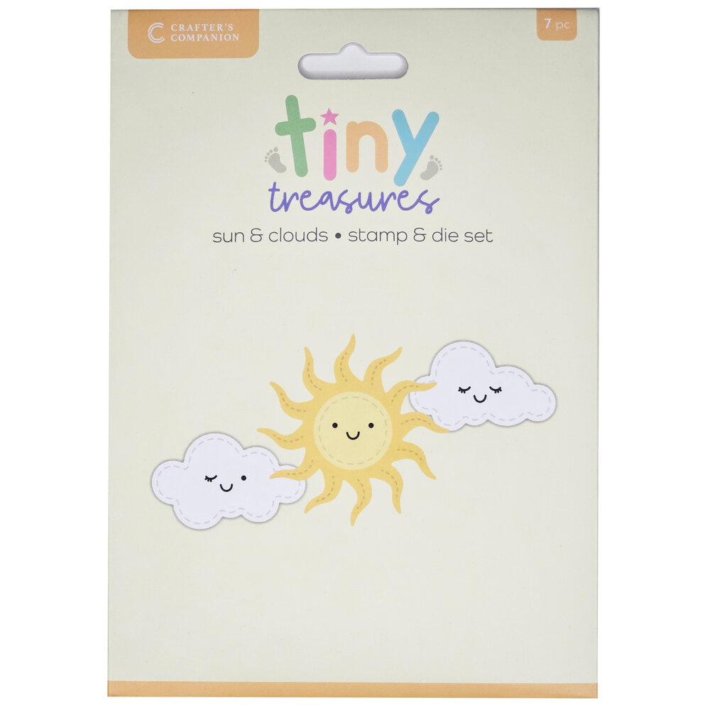 Tiny Treasures Collection Stamp & Die Sun and Clouds (CC-TT-STD-SUCL ...