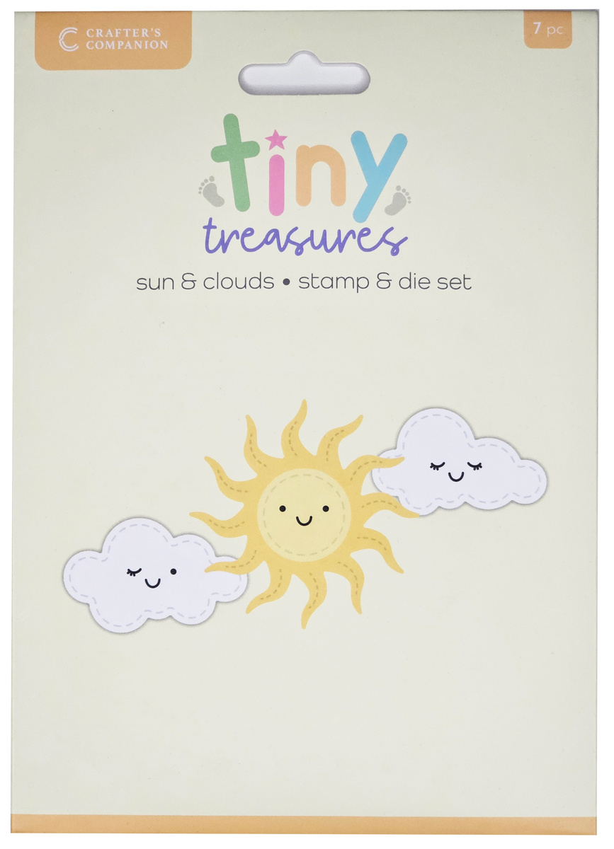 Tiny Treasures Collection Stamp & Die Sun and Clouds (CC-TT-STD-SUCL ...
