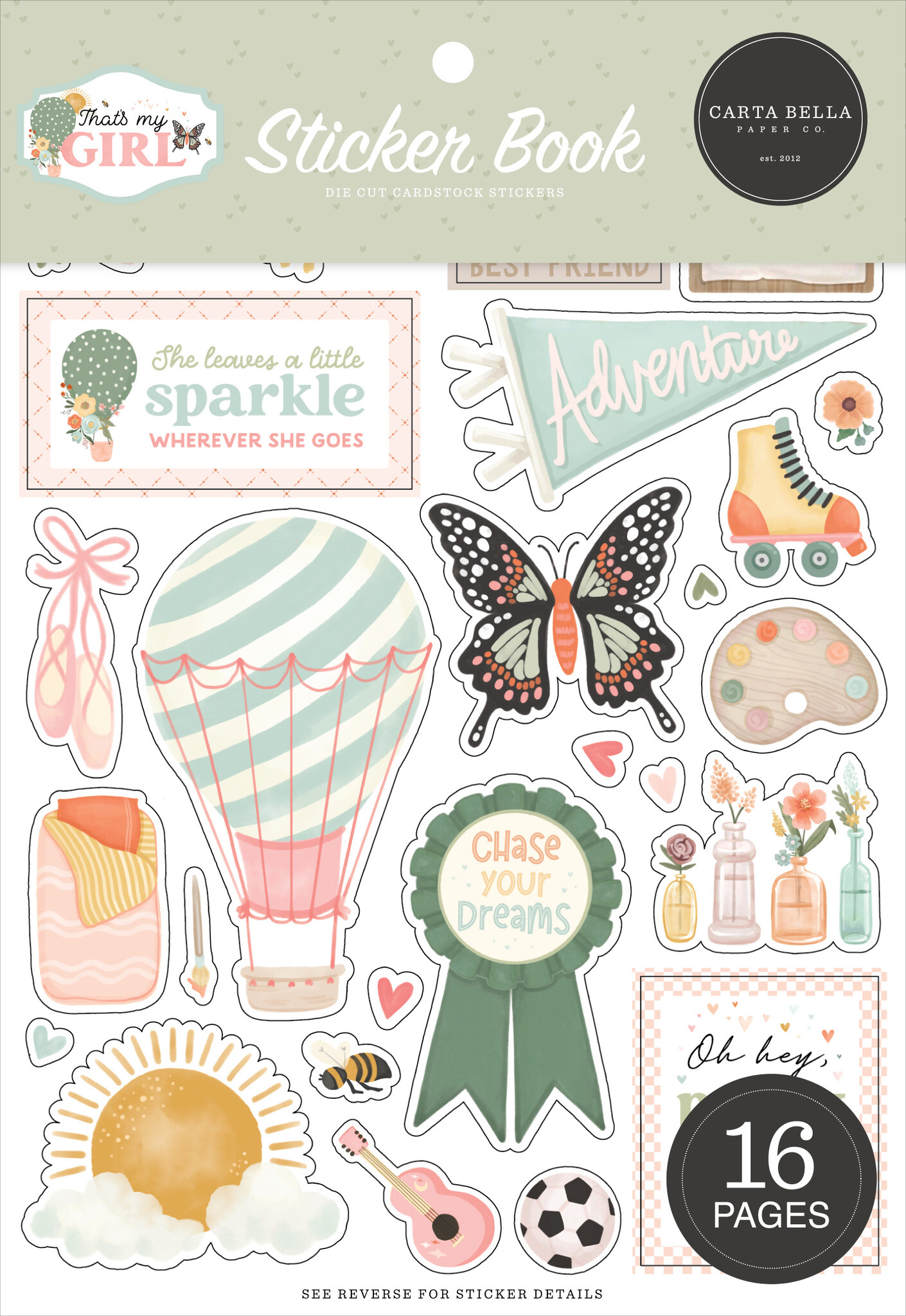That's My Girl Sticker Book (CBG418029) - Craftlines B.V.