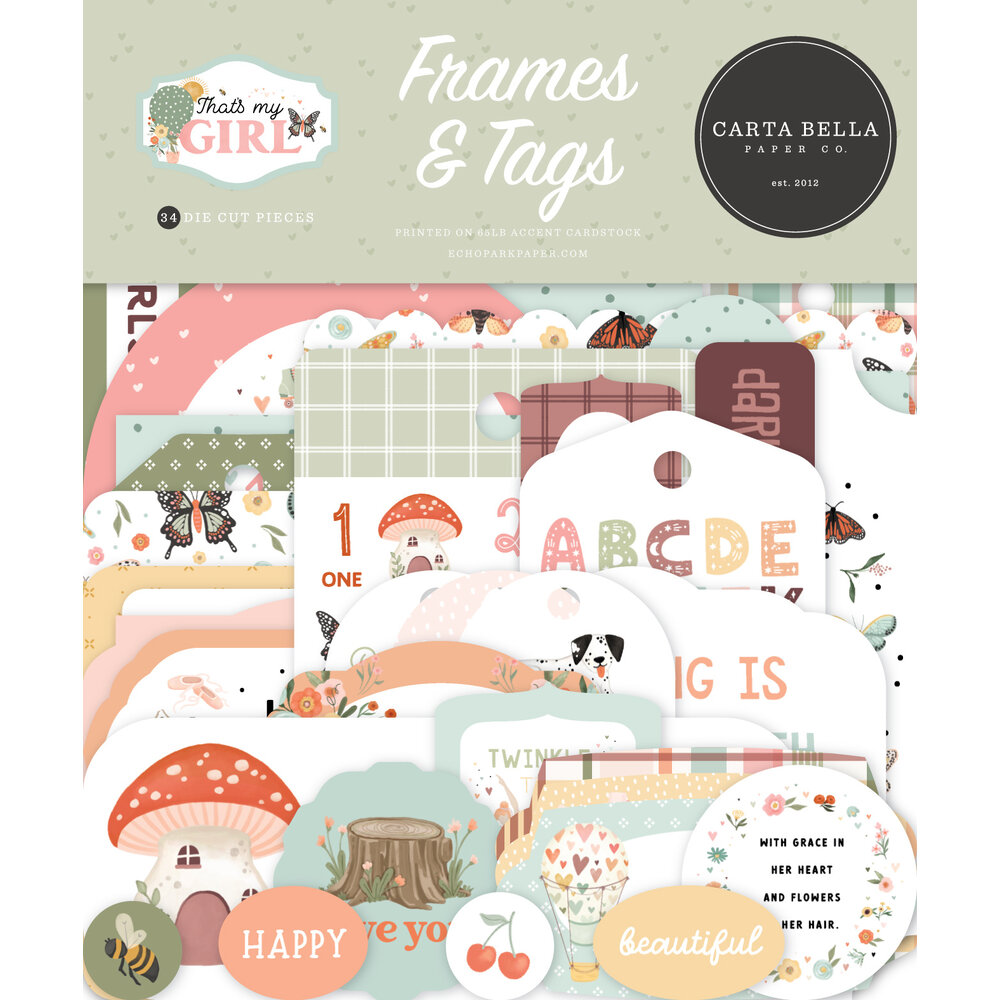 That's My Girl Frames & Tags (CBG418025) - Craftlines B.V.