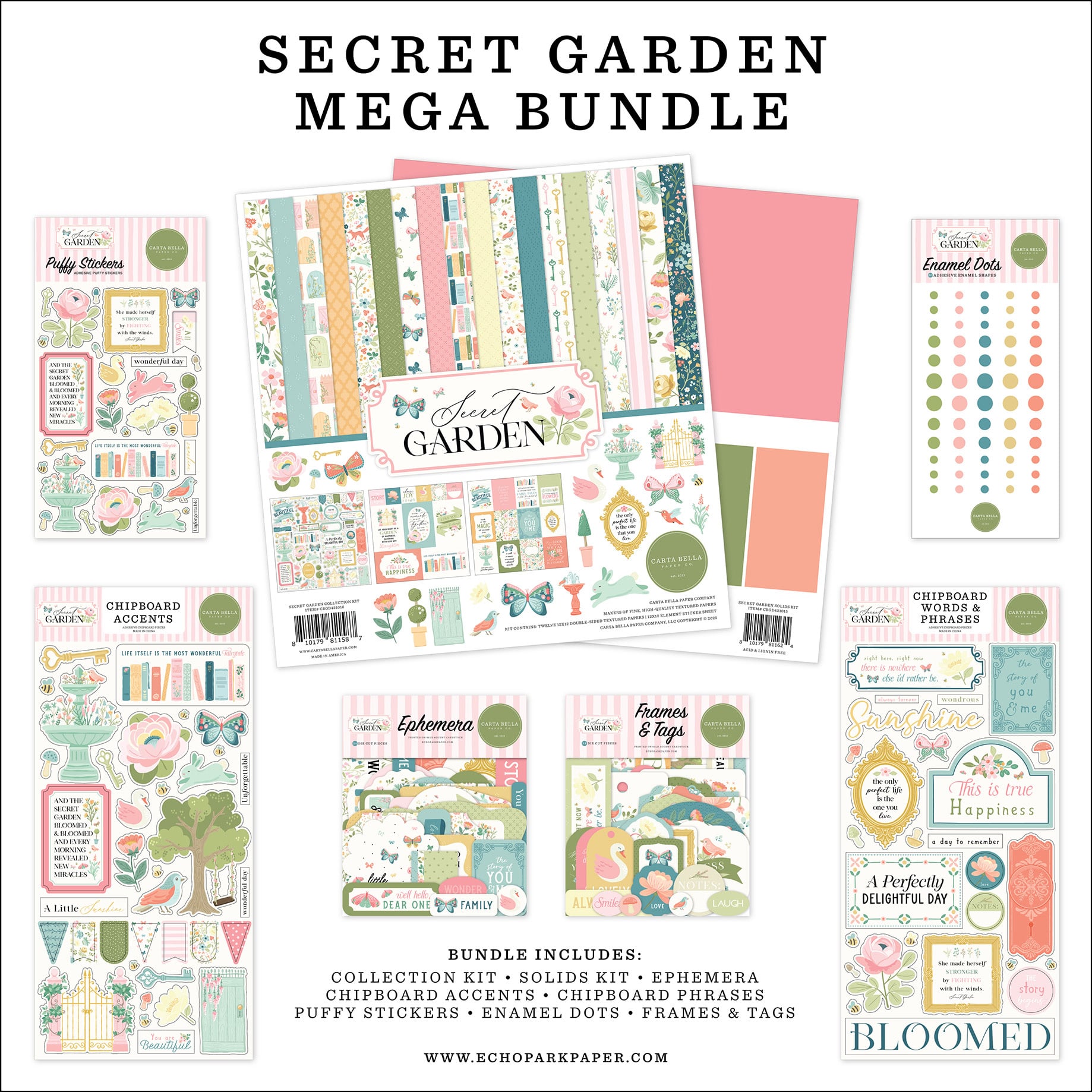 Secret Garden Mega Bundle (CBGD421050) - Craftlines B.V.