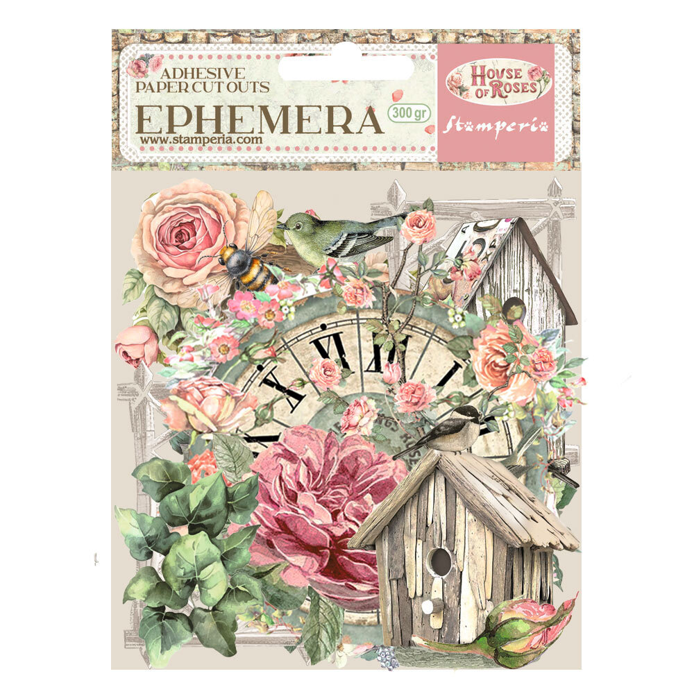 House of Roses Ephemera (37pcs) (DFLCT62) - Craftlines B.V.
