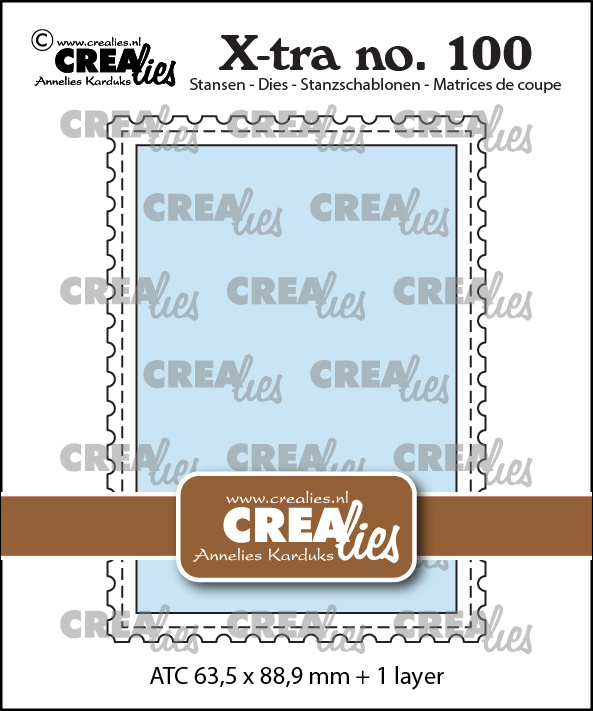 X-tra Dies No. 100 ATC with Postage Stamp Border (CLXtra100 ...