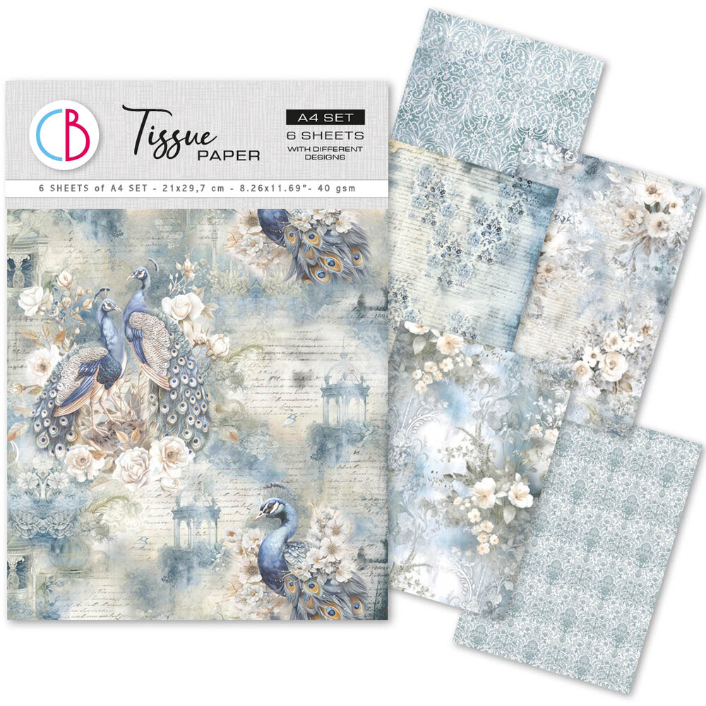 Tissue Paper A4 Reverie (6pcs) (HA005) - Craftlines B.V.