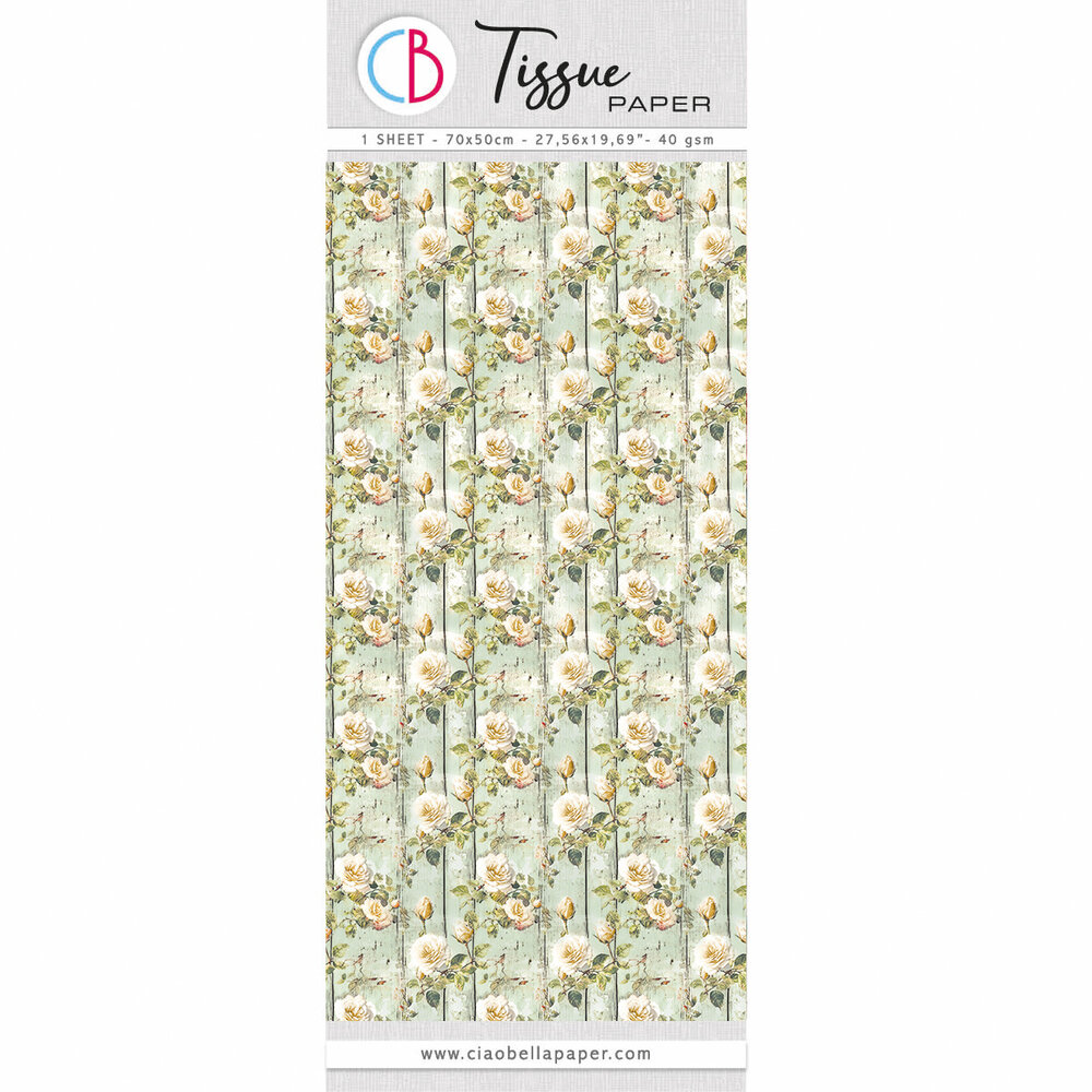 Tissue Paper 70x50cm Eden (HT033) - Craftlines B.V.