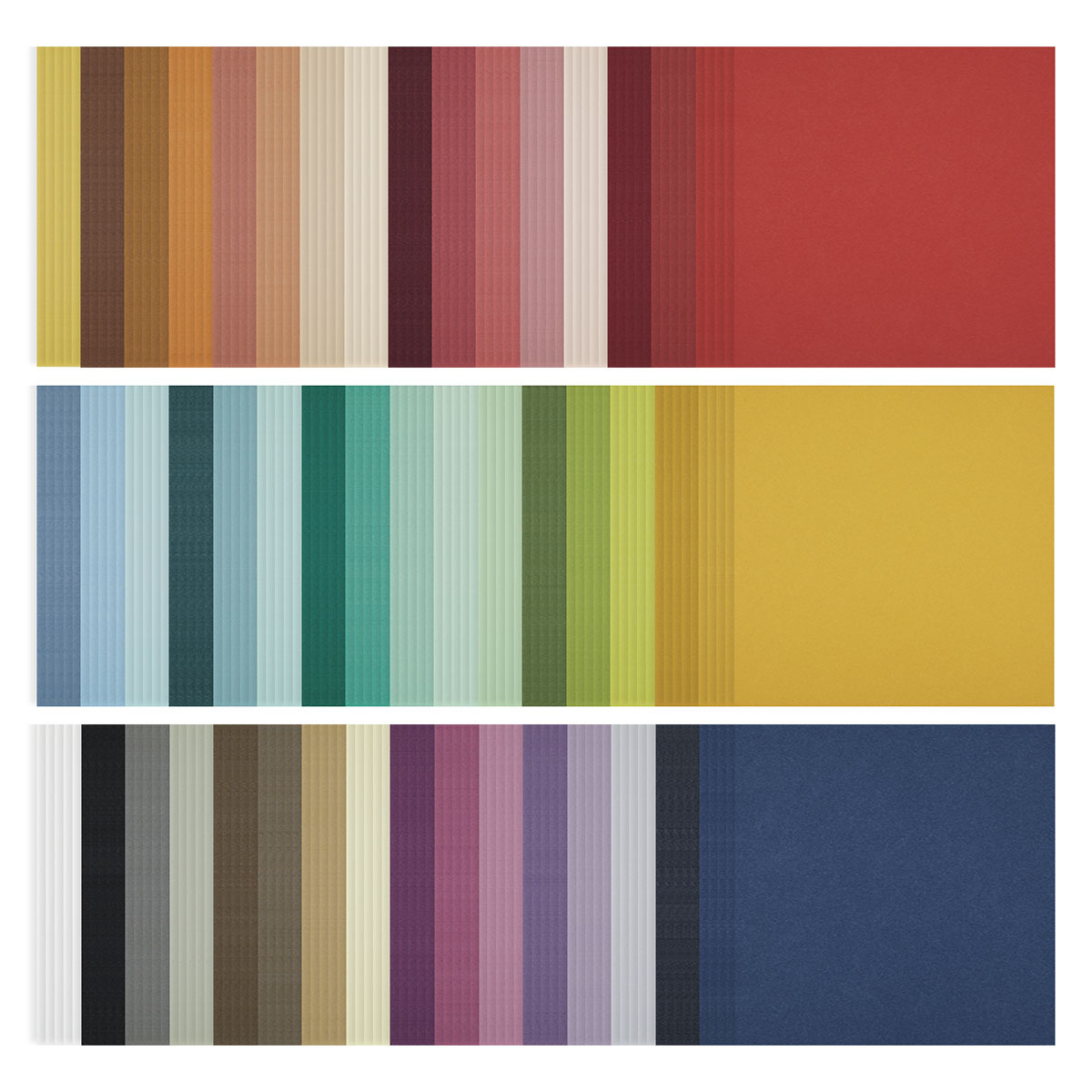 The Full 48 12x12 Inch ColorWheel Cardstock Pack (5x 48 shades) (CSA ...