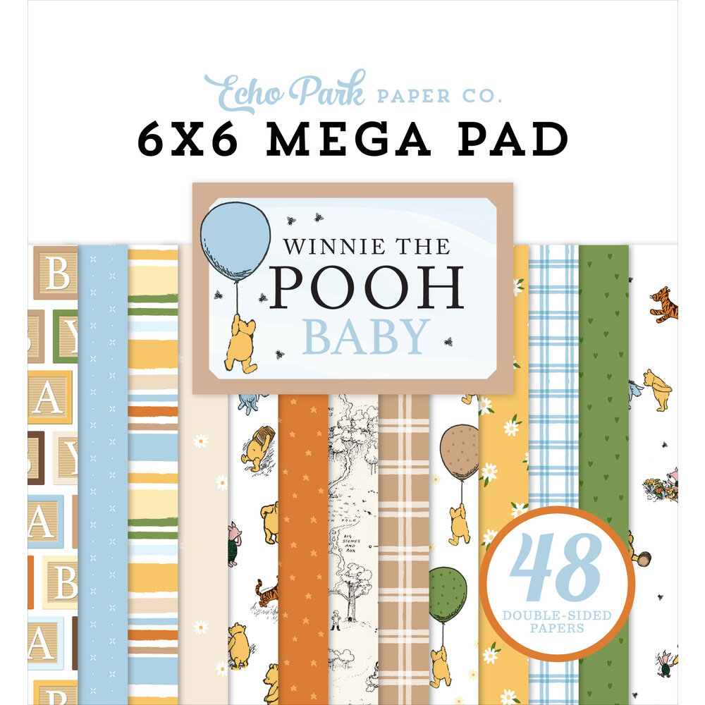 Winnie The Pooh Baby 6x6 Inch Cardmakers Mega Pad (WPB442031 ...