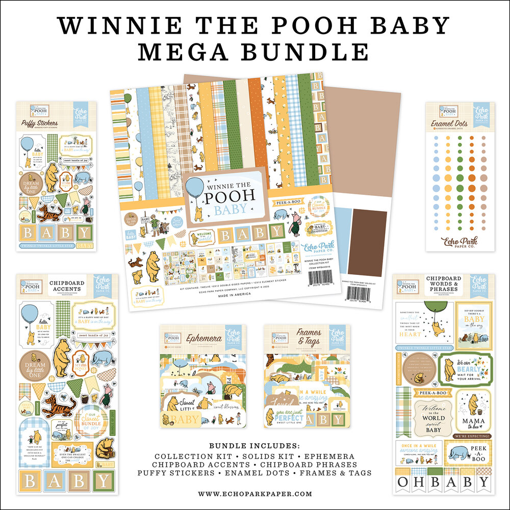 Winnie The Pooh Baby Mega Bundle (WPB442050) - Craftlines B.V.