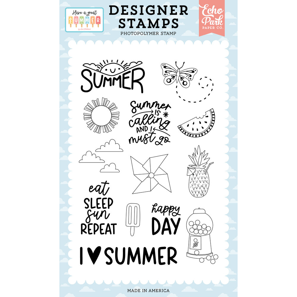 Have A Great Summer Designer Stamps Summer Is Calling (HAGS424047 ...