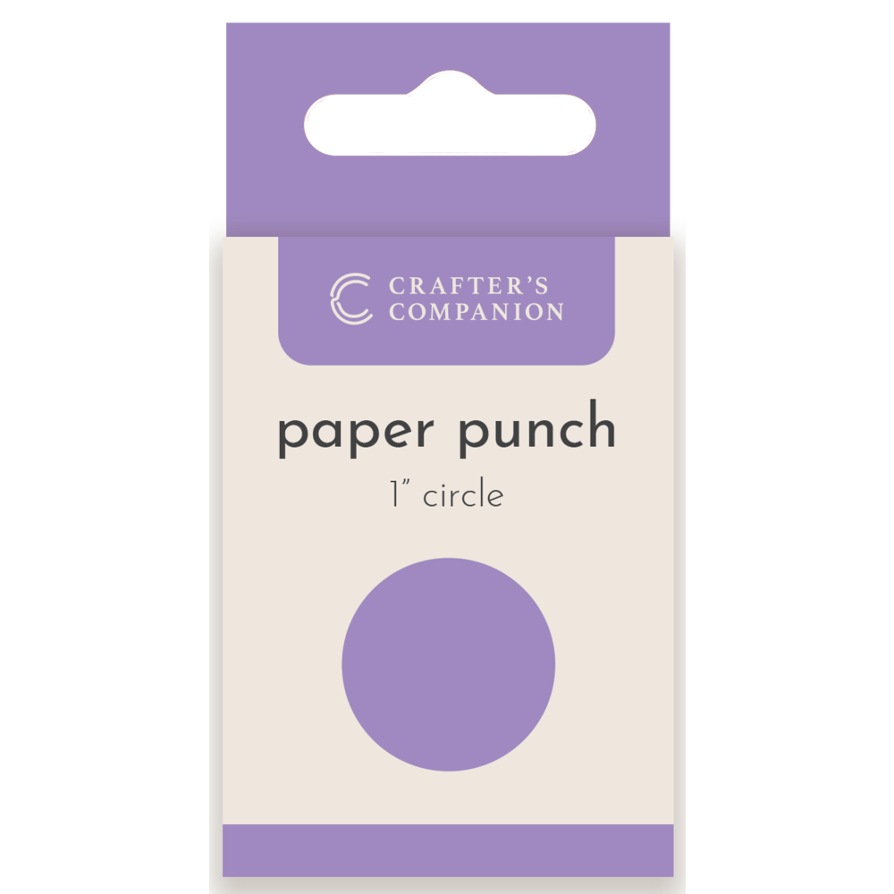 Flower Paper Punches - Circle 1" (CC-PUNCH-CIRC1) - Craftlines B.V.