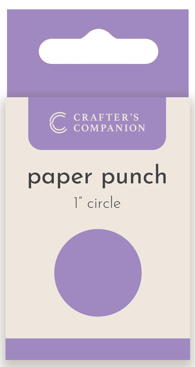 Flower Paper Punches - Circle 1" (CC-PUNCH-CIRC1) - Craftlines B.V.