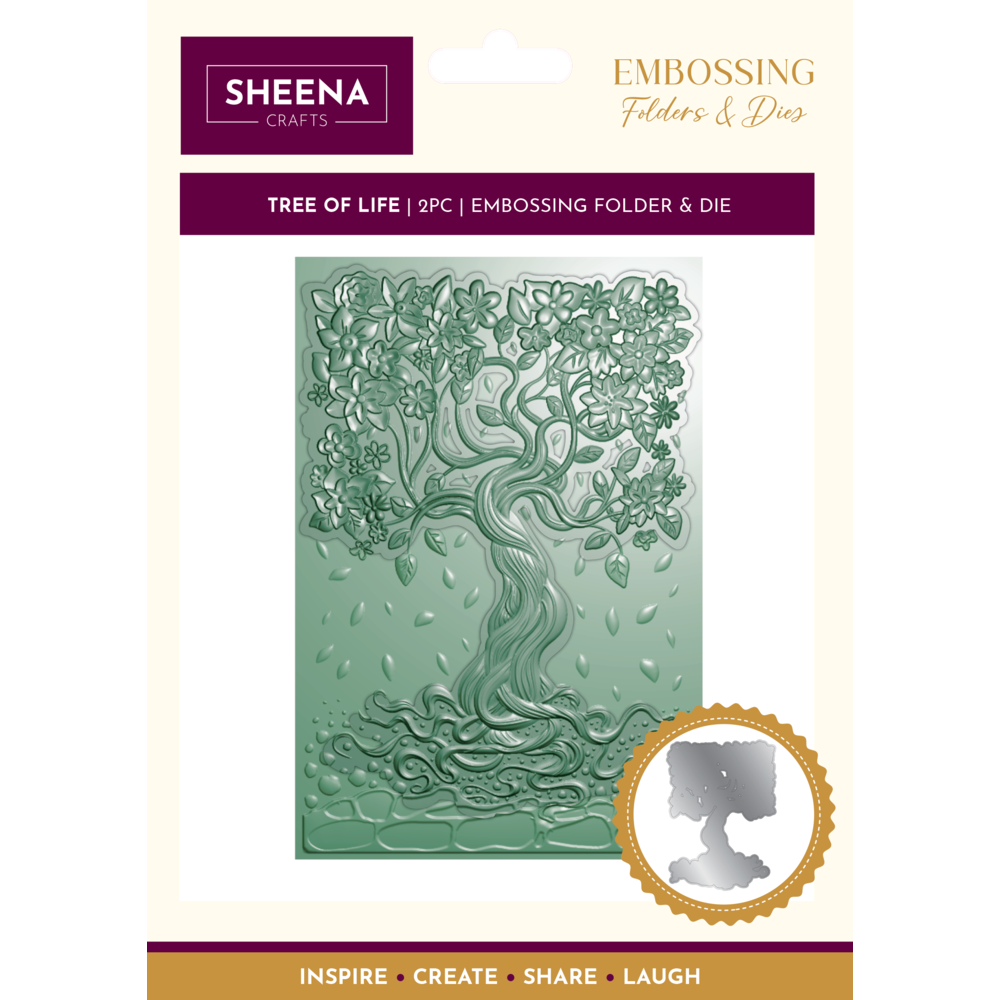 3D Embossing Folder & Metal Die - Tree of Life (SD-3DEF4-MD-TREE ...