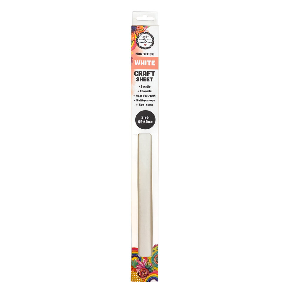 Craft Sheet 60x40cm White, Non-Stick (ABM-25-CS01) - Craftlines B.V.