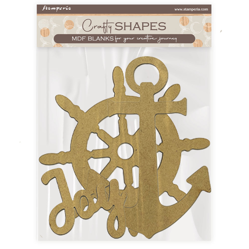 MDF Crafty Shapes Blanks Silent Sea Anchor and Rudder (3pcs) (KLSM51 ...