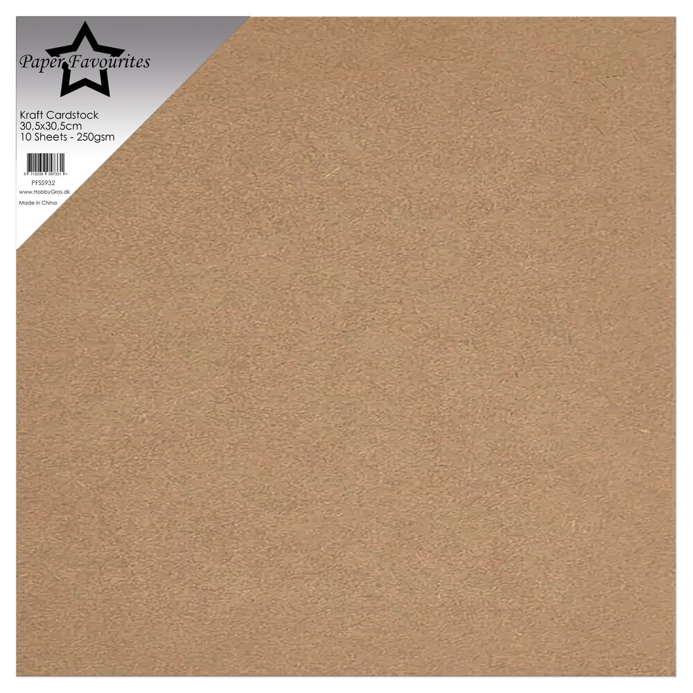 Kraft Cardstock 12x12 Inch 250g (10pcs) (PFSS932) - Craftlines B.V.