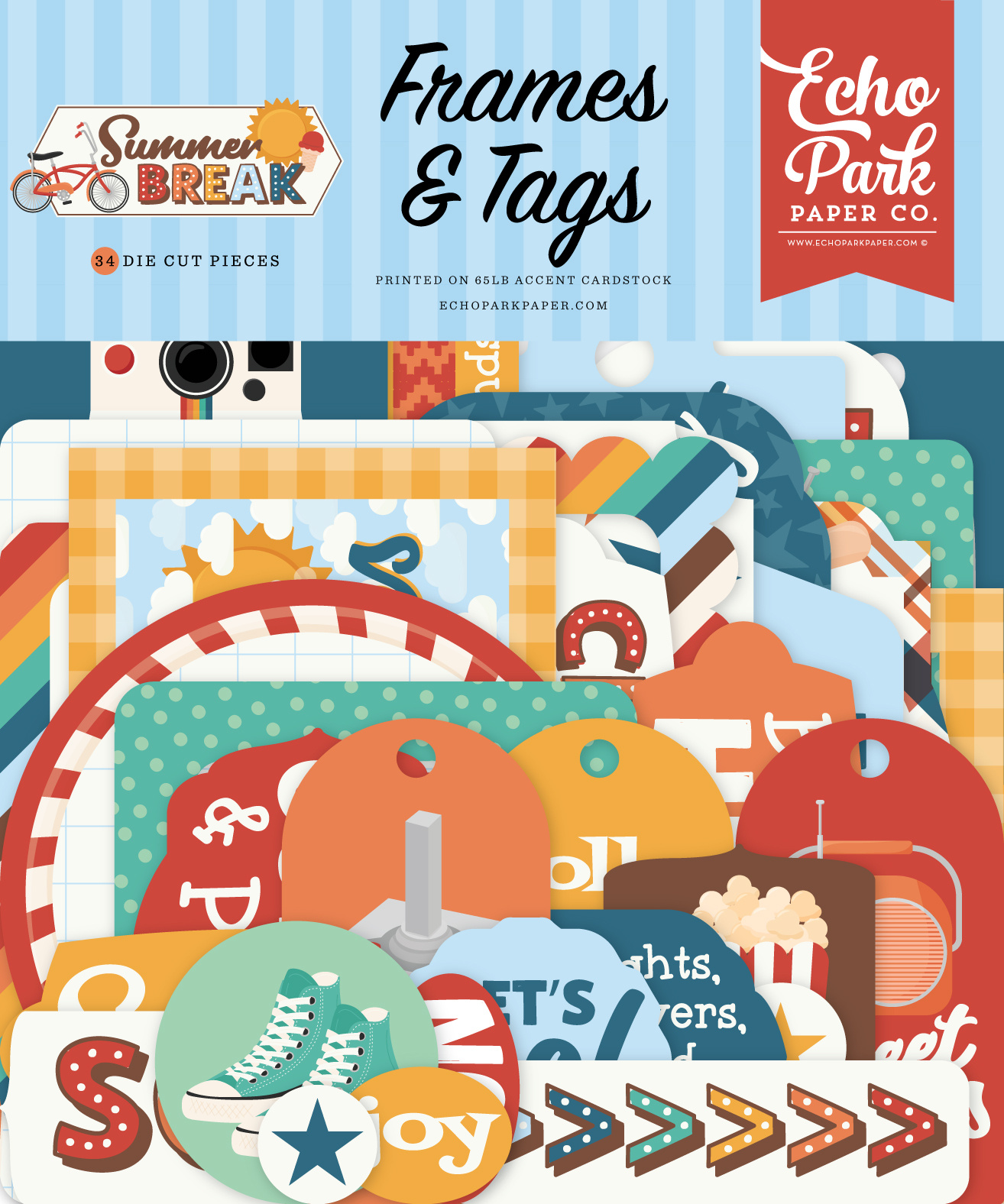 Summer Break Frames & Tags (SBR426025) - Craftlines B.V.