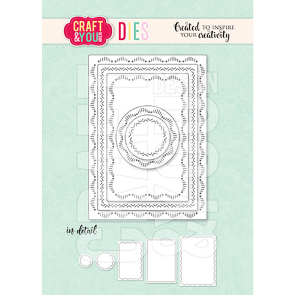 ATC Decorative Stiches Dies (CW346) - Craftlines B.V.