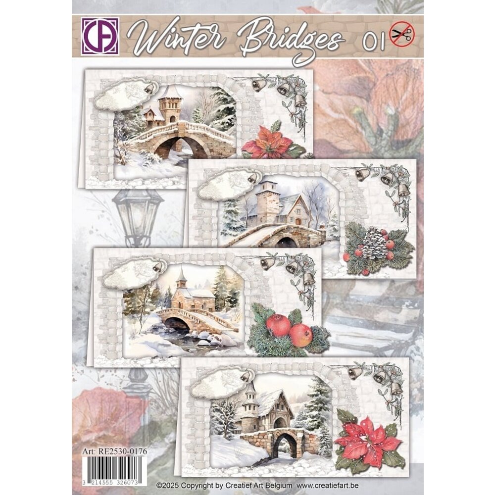 Winter Bridges 01 Card Kit (RE2530-0176) - Craftlines B.V.